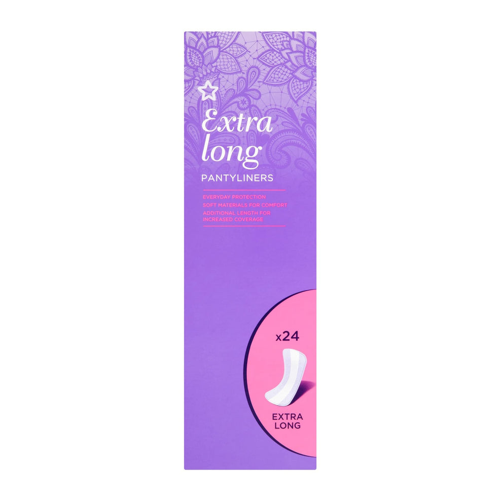 Buy Superdrug Panty Liners Extra Long 24pcs | Watsons KSA